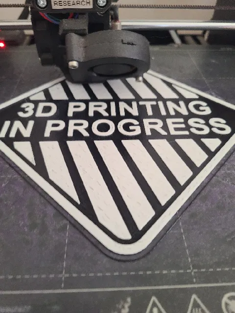 Make of 3D Printing Room Sign by PnM LLC | Download free STL model ...