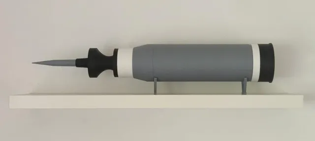 120mm APFSDS full size replica (Tank Sabot round) by ad5ou | Download ...