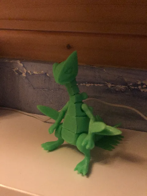 Make of Sceptile - Flexi Articulated Pokémon (print in place, no ...