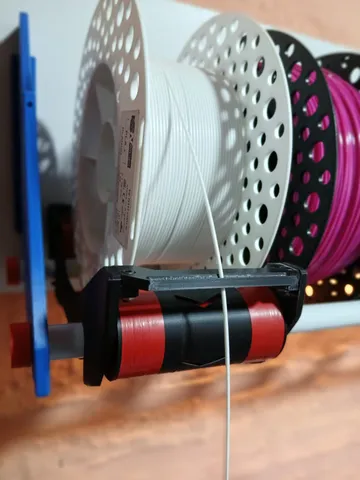 Auto-Rewind Spool Holder for RepRack by Jerrari | Download free STL ...