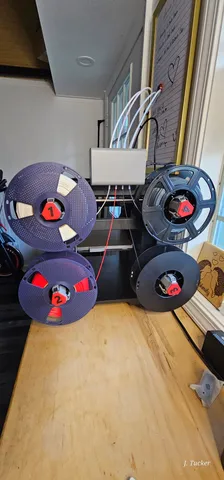 Flashforge AD5X Filament Spool Numbers by Steve | Download free STL ...