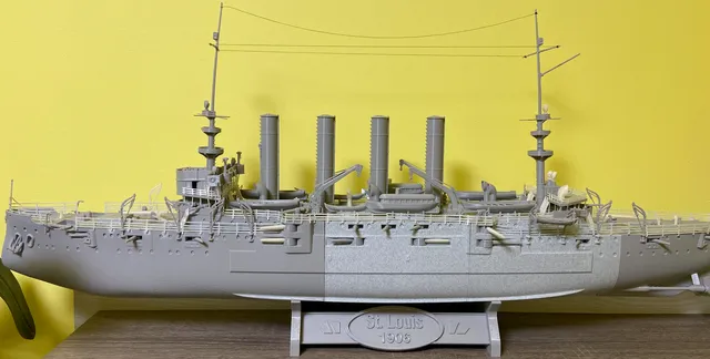 USS St. Louis - official 3D printable model from WoWS by World of ...