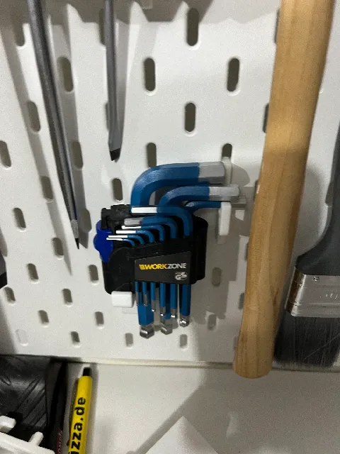 Make of IKEA Skadis - Hex key holder / Držák na inbusy Wera by ...