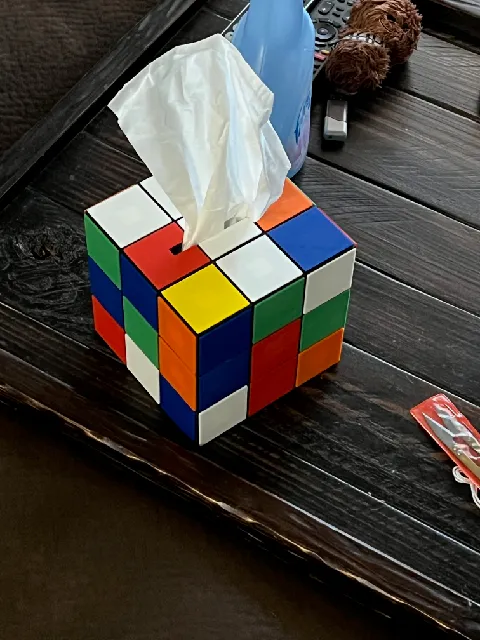 Make of Rubik's cube tissue box by JesseK | Download free STL model ...