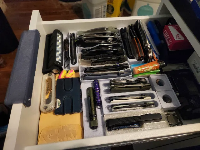 Make of Gridfinity Pocket Knife Storage and Others! by ghostshadow ...