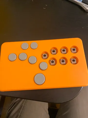 Slimbox: hitbox-layout low profile fightstick by jfedor | Download free ...