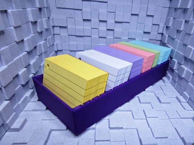 Index card box (DIN A8) with flexible separators by hoeni | Download ...