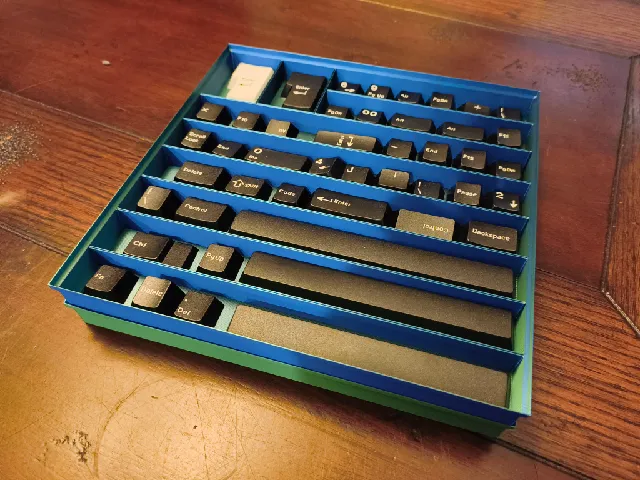 Make of Stackable Keycap Storage Trays (Vase Mode) by tcbp | Download ...