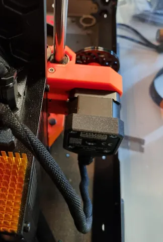 X axis motor cable wire protection strain relief Prusa's Mk3 and Mk4 by ...