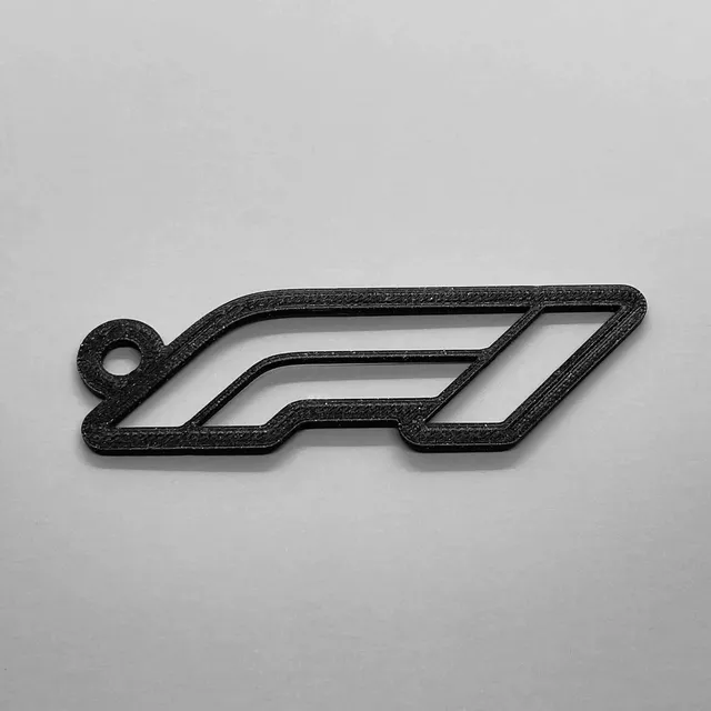 Make of F1 Keyring - Formula 1 Logo Contoured (Punched) by Mr. T ...