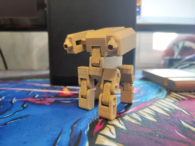 Make of Print-in-Place Robot | BoxBot B-01 by nikipiter | Download free ...