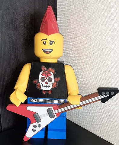 Giant Lego inspired Minifigure : Ponko Punk Rocker by Stephane ...