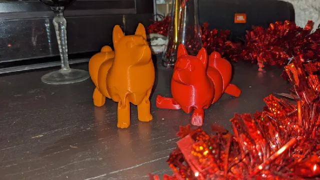 Articulated Corgi by OldGuyMeltsPlastic | Download free STL model | Printables.com