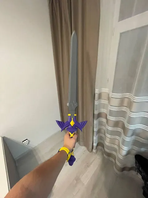 Make of Legend of Zelda Master Sword (BOTW) (TOTK) (Full Scale) by P3D ...