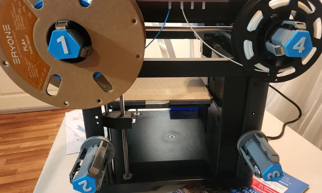 Flashforge AD5X Filament Spool Numbers by Steve | Download free STL ...