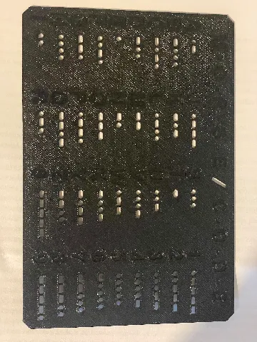 Morse code template by tomas | Download free STL model | Printables.com