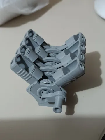 V8 Engine model by Bootjevaarder | Download free STL model | Printables.com