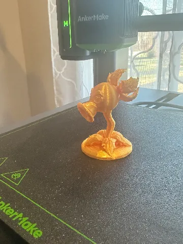 Plants vs Zombies inspired, Peashooter Repeater, Tabletop DnD miniature ...