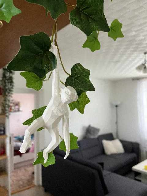 Make of Cute Low Poly Hanging Monkey by Michal Bartůněk | Download free ...