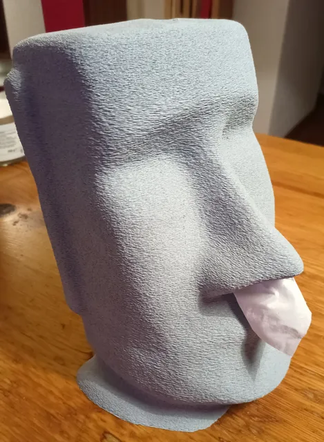 Make of Moai Tissue Dispenser by icepower | Download free STL model ...
