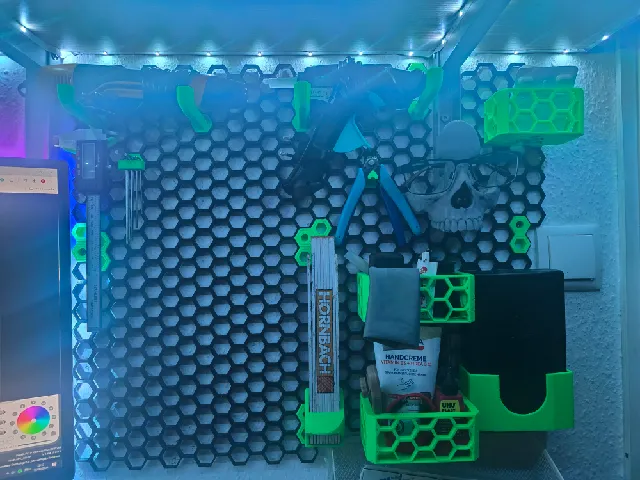 Make of Festool ruler holder for Honeycomb storage wall. by Gaz ...