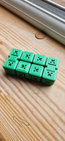 Minecraft Creeper Infinity Cube by FightTheFoo | Download free STL ...