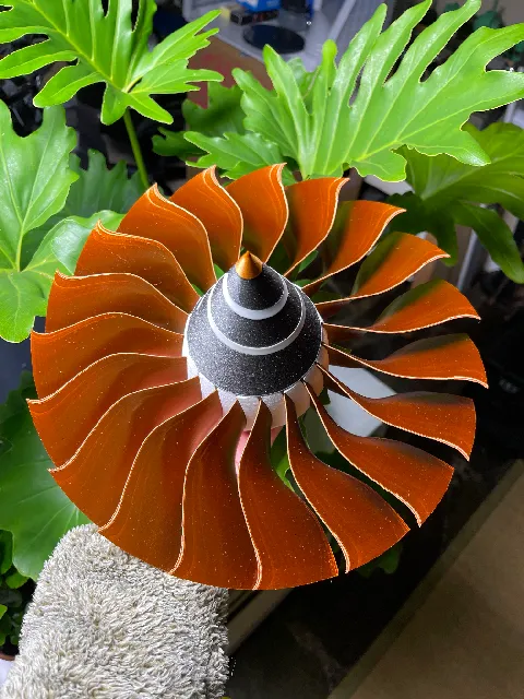 Make of High Bypass Jet Engine Fan by mogman8 | Download free STL model ...