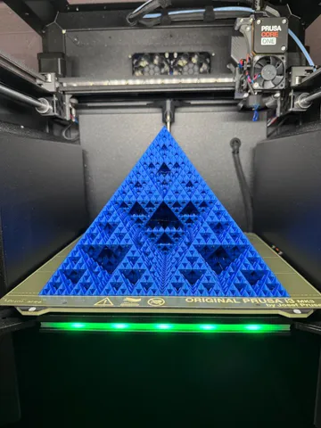 Wicked Vase Mode Sierpinski Pyramid Fractal | Level 5 by Endless Design Lab 🌀 | Download free ...