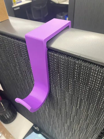 Heavy Duty 3" Cubicle Coat/Backpack Hook by disser | Download free STL ...