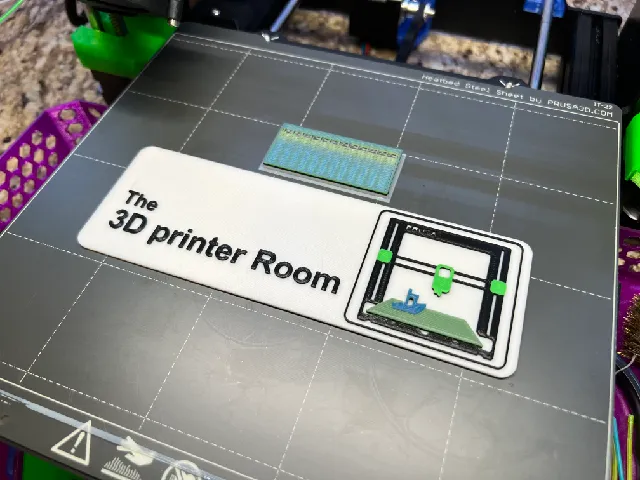 Make of The Office 3d Printer Room Sign by BrownDogg04 | Download free ...