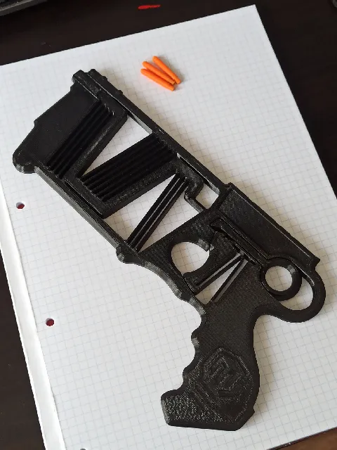 Make of One Piece Compliant Mechanism Blaster (Mark Rober) by ntcom ...