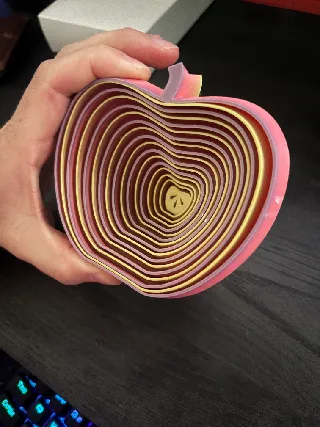 Apple Layered Fidgets by 3DPmom | Download free STL model | Printables.com