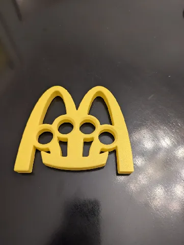 McKnuckle Duster McDonald's Brass Knuckle by PowerDoge | Download free ...
