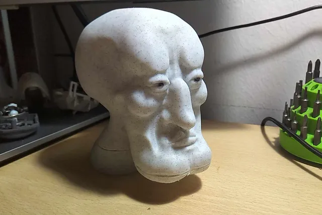 Make of Handsome Squidward Head by Cichy | Download free STL model ...
