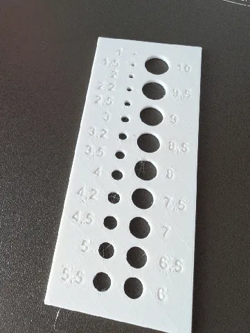 Drill sizer by Marvin | Download free STL model | Printables.com