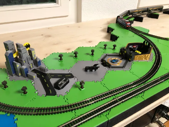 Make of Little Cities - Wayne Manor / Batcave by HB9GXS | Download free ...