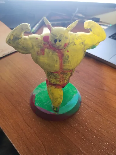 Make of Ultra Swole Pikachu by DocileDino | Download free STL model ...