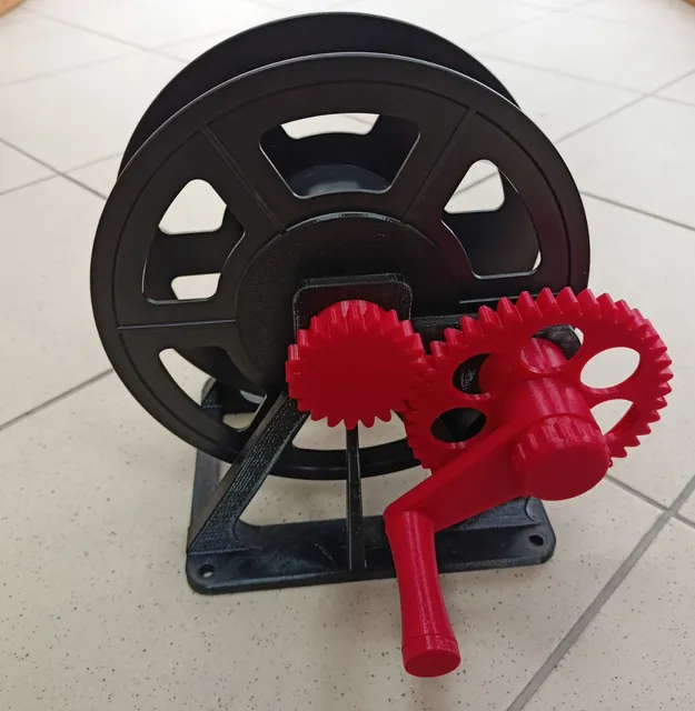 Make of Filament Spool Winder by alexan_e | Download free STL model ...
