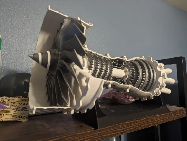 Make of 3D Printable Jet Engine by Scott Bozeman | Download free STL ...