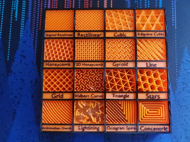 Make of Prusa slicer infill patterns display/Test by bnemmie | Download ...