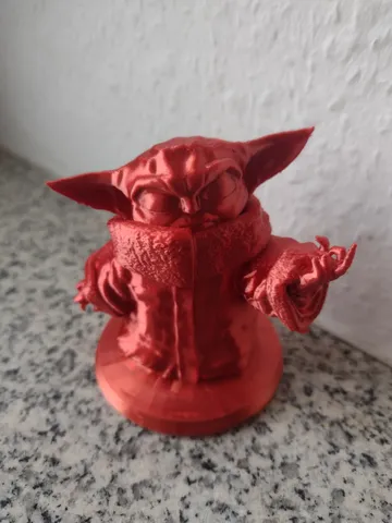 Baby Yoda Middle Finger by Mark Nerren | Download free STL model ...