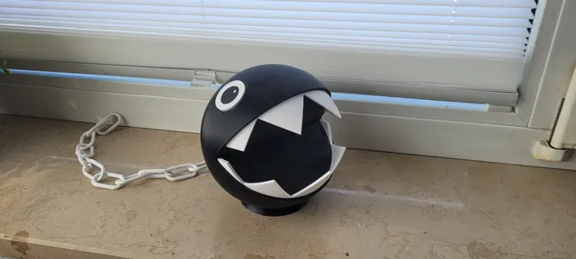 Make of Chain Chomp (Dog Super Mario) by KevFPV | Download free STL ...