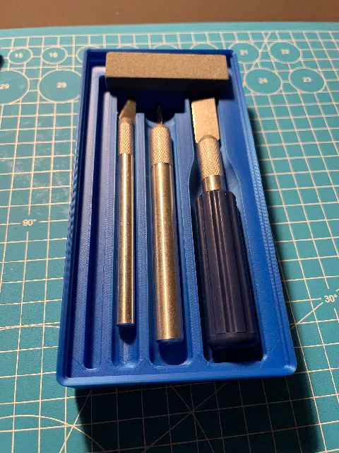 Make of Hobby knife kit for gridfinity (with Freecad) by Lordi999 ...