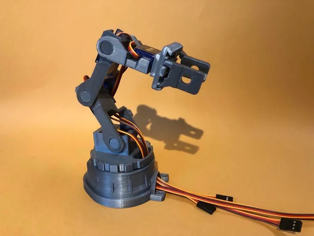 Mini Robot Arm by rayjizza | Download free STL model | Printables.com