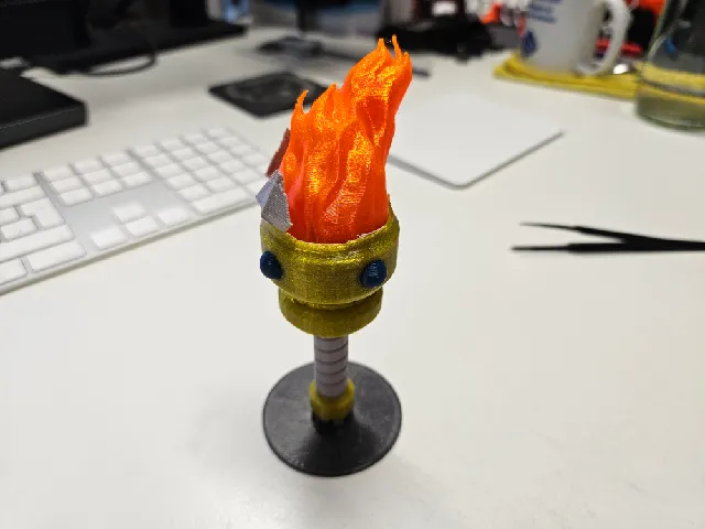 Make of Darkest Dungeon torch by Balu | Download free STL model ...