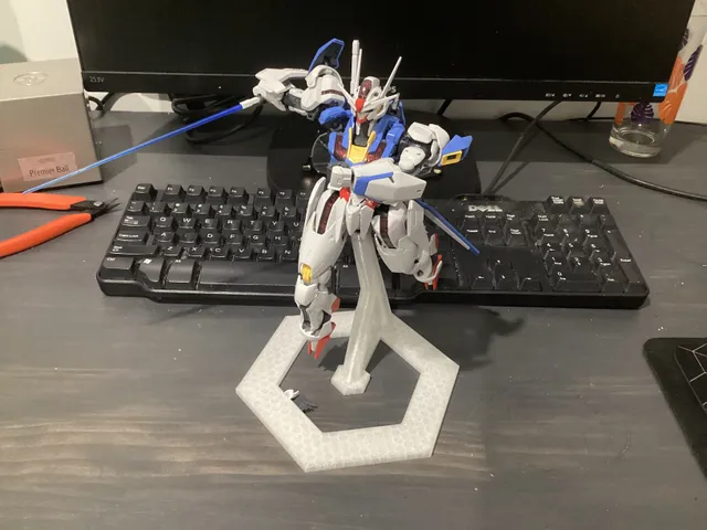 Make of 1/100 Scale MG Gunpla Model Base by Nova Stardust | Download ...