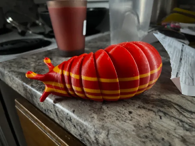 Make of Huge (Curled up) Friendly Articulated Slug by DaveDesigns ...