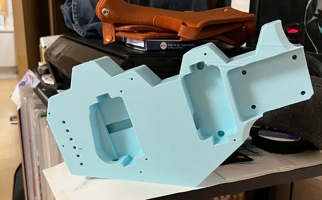 Prusacaster remixed for humbuckers, string through, glue only, guitar ...