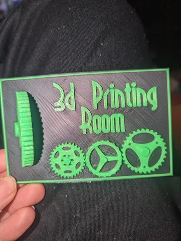 3D Print Room Sign by MikeL | Download free STL model | Printables.com