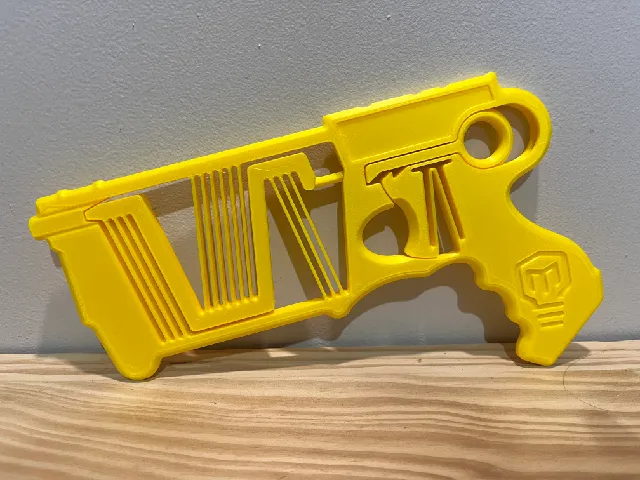 Make of One Piece Compliant Mechanism Blaster (Mark Rober) by Thomas ...